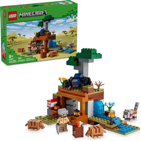 Lego Minecraft The Armadillo Mine Expedition Toy Figures