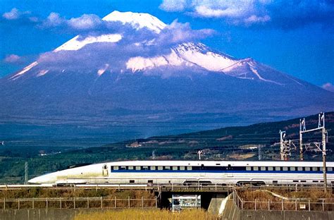 A Newly Constructed Japanese Train Travels 500kmhr By Levitating Above