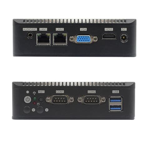 Intel Gemini Lake J4125 Processor Industrial Embedded Pc Dual Lan