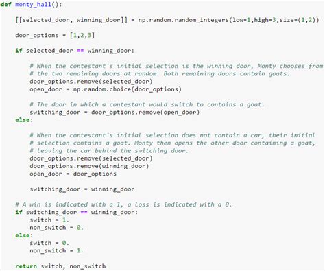 Applying Bayes Theorem Simulating The Monty Hall Problem With Python