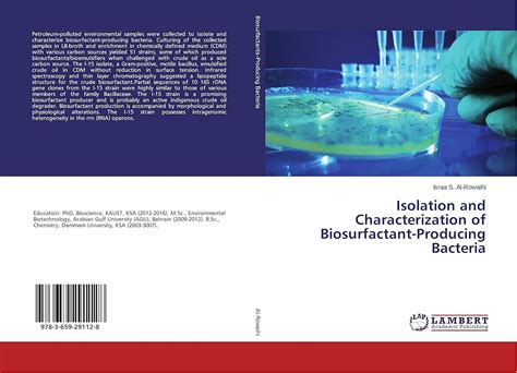 Buy Isolation And Characterization Of Biosurfactant Producing Bacteria