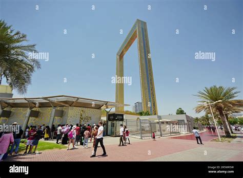 Dubai Frame Vue De Bas En Haut Meilleure Nouvelle Attraction