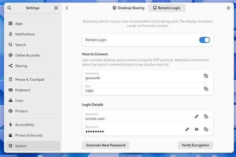 How To Configure Connect To The New Headless Gnome Remote Desktop Service Desktop Gnome