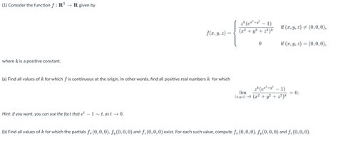 Solved Consider The Function F R R Given By Chegg Com