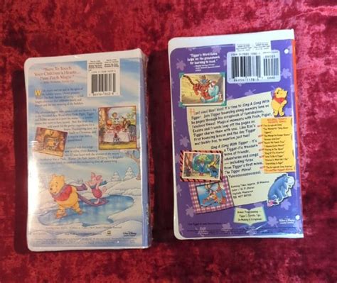 Winnie The Pooh Sing A Song With Tigger Vhs 2000 For Sale Online