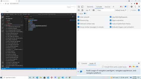 Console Log Chrome Can Not Display Any Results Even Simple Program Javascript Program Stack