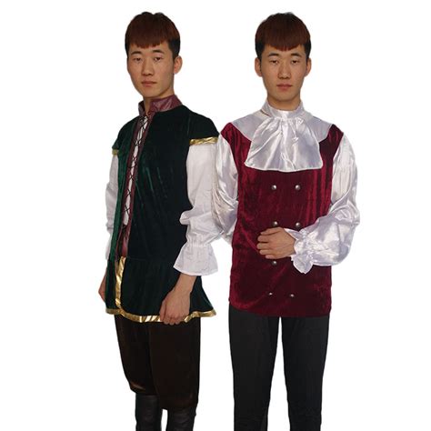 欧式文艺复兴男装贵族青年古罗马中世纪执政官王子演出服装出租 虎窝淘