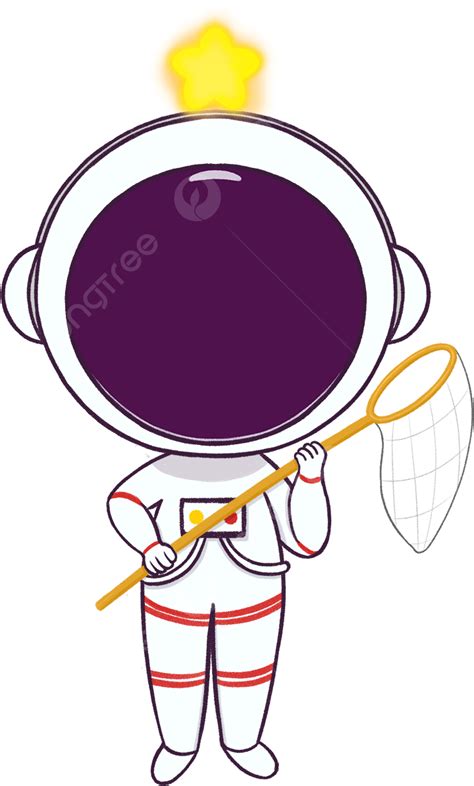 우주인 잡기 웹 만화 일러스트 우주 비행사 하얀 우주 Png 일러스트 및 Psd 이미지 무료 다운로드 Pngtree