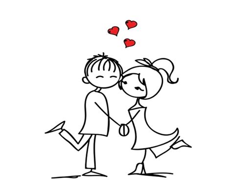 Картинка девочка целует мальчика для печати