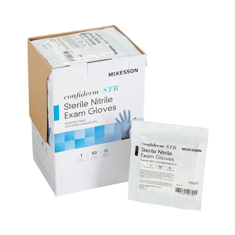 Mckesson Medical Disposable Surgical Nitrile Exam Gloves Sterile