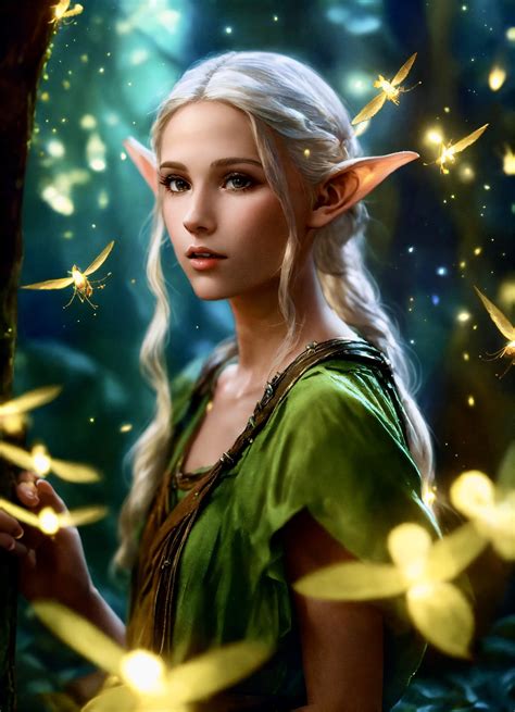 Download Ai Generated Elf Girl Royalty Free Stock Illustration Image Pixabay