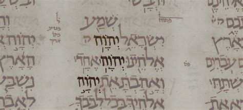 The Original Hebrew Name Of God Re Discovered In 1 000 Bible Manuscripts