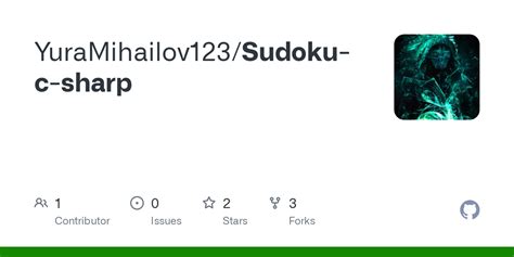 github yuramihailov123 sudoku c sharp
