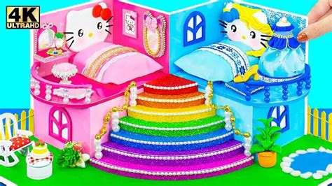 کاردستی با کارتون با موضوع ساخت خانه ویلایی لوکس