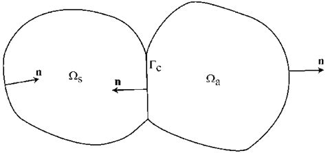 Sketch Of The Fluid Structure Interaction Problem Download Scientific Diagram