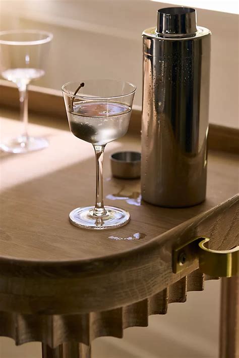 Viski Raye Angled Nick And Nora Glasses Set Of 2 Anthroliving