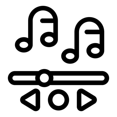 Premium Vector Music Player Interface Displaying Audio Playing With Notes And Progress Bar