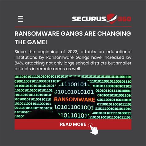 Securus360 On Linkedin Databreach Education Cybersecurity Ransomware Ransomwareattack…