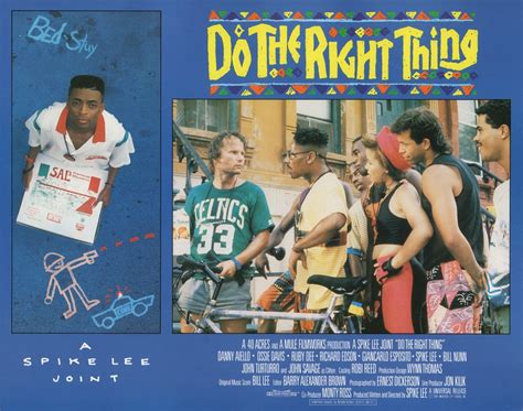 Do The Right Thing Original 1989 Us Scene Card Posteritati Movie