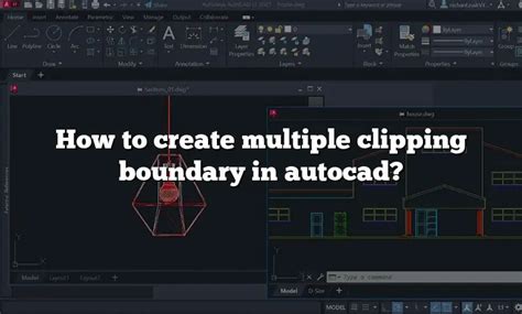 how to create multiple clipping boundary in autocad caddikt