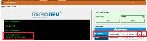 Mikroterminal Interface Mikrodev Documentation