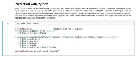 Jupyter Does Not Recognize Fbprophet · Issue 19 · Willkoehrsendata