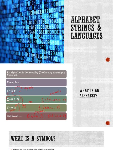 3 Alphabets Strings Languages Pdf String Computer Science Syntax Logic