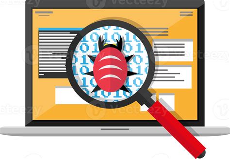 Bug And Virus In The Programming Code 35858049 Png