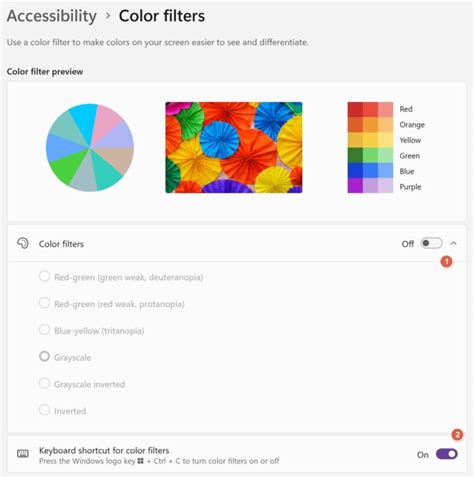 How To Use Color Filters In Windows And How Do They Look