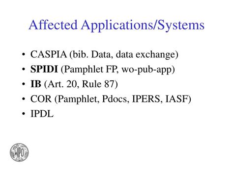 PPT IPC Reform Implementation PCT Systems And Products PowerPoint Presentation ID
