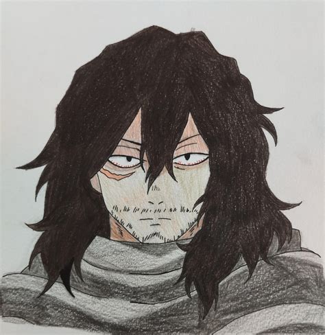 Shota Aizawa In My Sketchbook By Lightfury96 On Deviantart