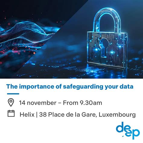Datasecurity Cloudsecurity Encryption Event Luxembourg Deep