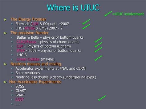 Ppt High Energy Experimental Physics At Uiuc Powerpoint Presentation