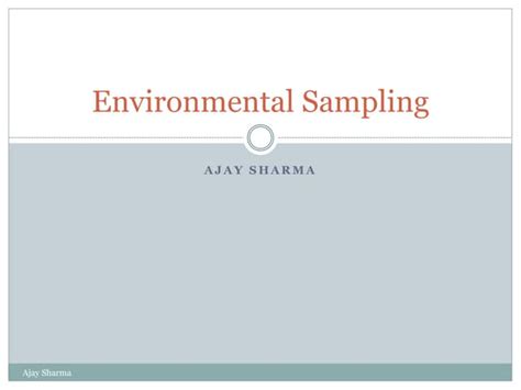 Environmental Sampling Pptx