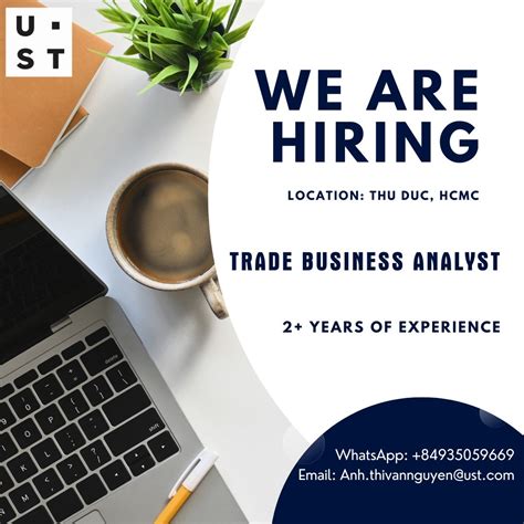 𝐇𝐂𝐌 𝐓𝐡𝐮 𝐃𝐮𝐜 𝐔𝐒𝐓 𝐕𝐢𝐞𝐭𝐧𝐚𝐦 𝐢𝐬 𝐬𝐞𝐞𝐤𝐢𝐧𝐠 𝐚 𝐡𝐢𝐠𝐡𝐥𝐲 𝐬𝐤𝐢𝐥𝐥𝐞𝐝 𝐁𝐮𝐬𝐢𝐧𝐞𝐬𝐬 𝐀𝐧𝐚𝐥𝐲𝐬𝐭