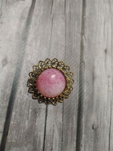 Брошка вінтаж метал скло — ціна 230 грн у каталозі Брошки Купити аксесуари за доступною ціною на