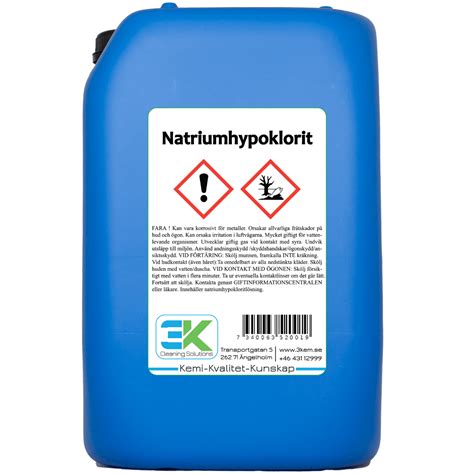 Natriumhypoklorit 1000 Liters 200 Liters 5 Liters 3k Cleaning Solutions