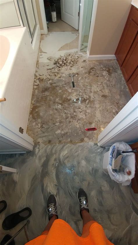 Concrete Floor After Removing Vinyl Concrete Floors Room Upgrade Flooring