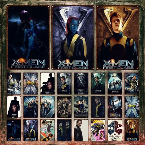 X Men First Class Character Poster