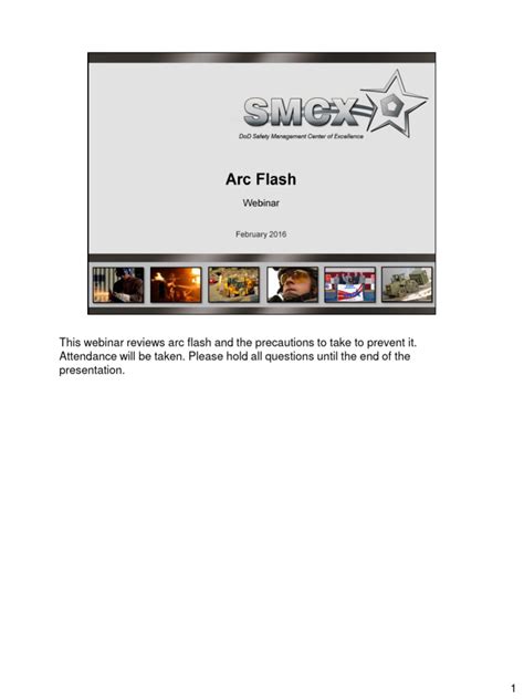 arc flash webinar pdf electric arc electrician