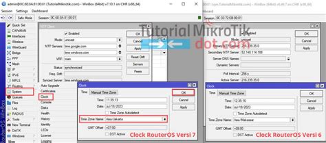 Catat Penjelasan SNTP Client Mikrotik Dan Cara Setting Nya Lengkap Tutorial Mikrotik Indonesia