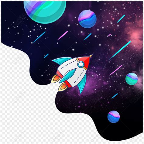 로켓 엘리 아스 가벼운 행성 별 일러스트 우주 하늘배너선박 Png 일러스트 무료 다운로드 Lovepik