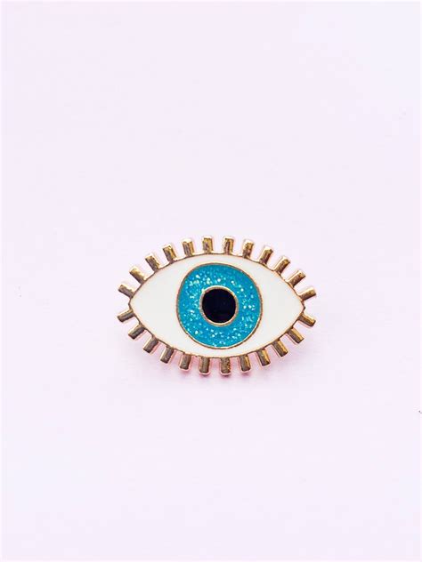 Eye Enamel Pin Evil Eye Pin All Seeing Eye Pin Hat Pin Etsy