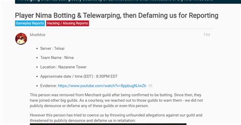 Pyffu Teleport Aoe Hacking Botting Bot Reports Tree Of Savior Forum