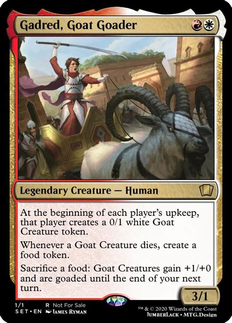 My Attempt At A Goat Commander R Custommagic