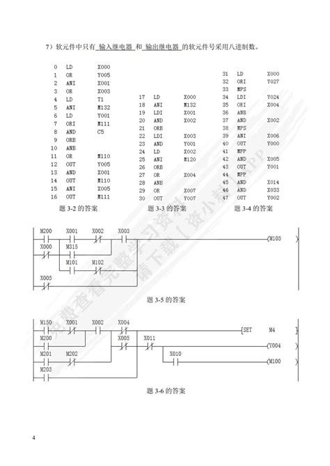 PLC基础及应用 第 版 廖常初 主编课后习题答案解析
