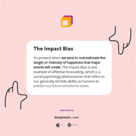 The Impact Bias Deepstash