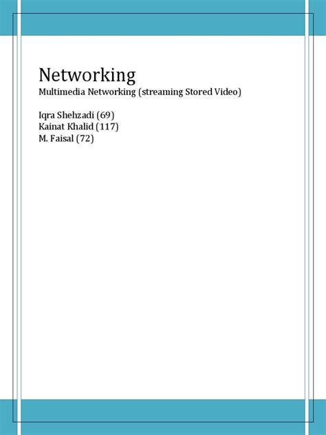 multimedia networking pdf hypertext transfer protocol web server