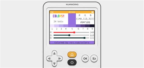Colors En Python Numworks
