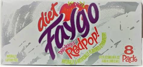 Faygo Firework 8 Pack 12 Oz Cans Soda Pop Soft Drink Grocery And Gourmet Food